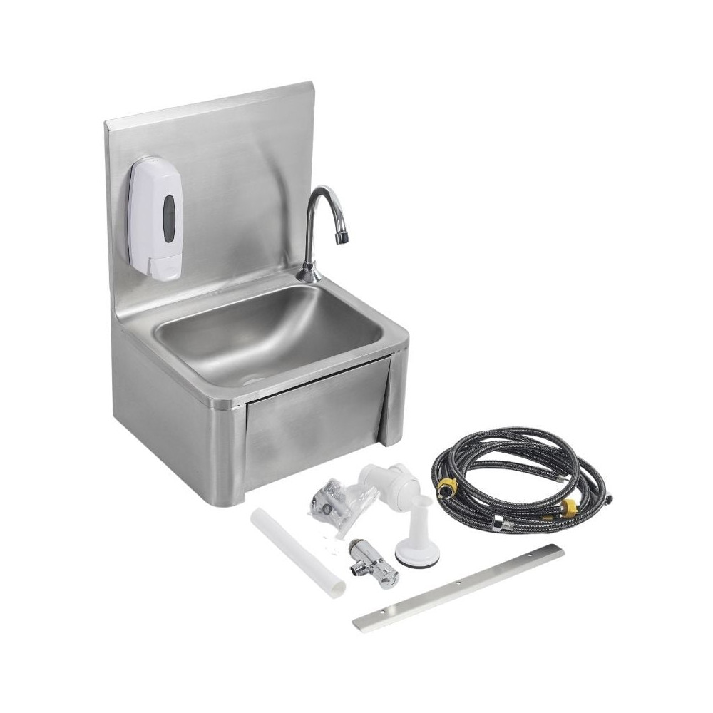 Lave Mains à Commande Fémorale en Inox - DYNASTEEL Clean