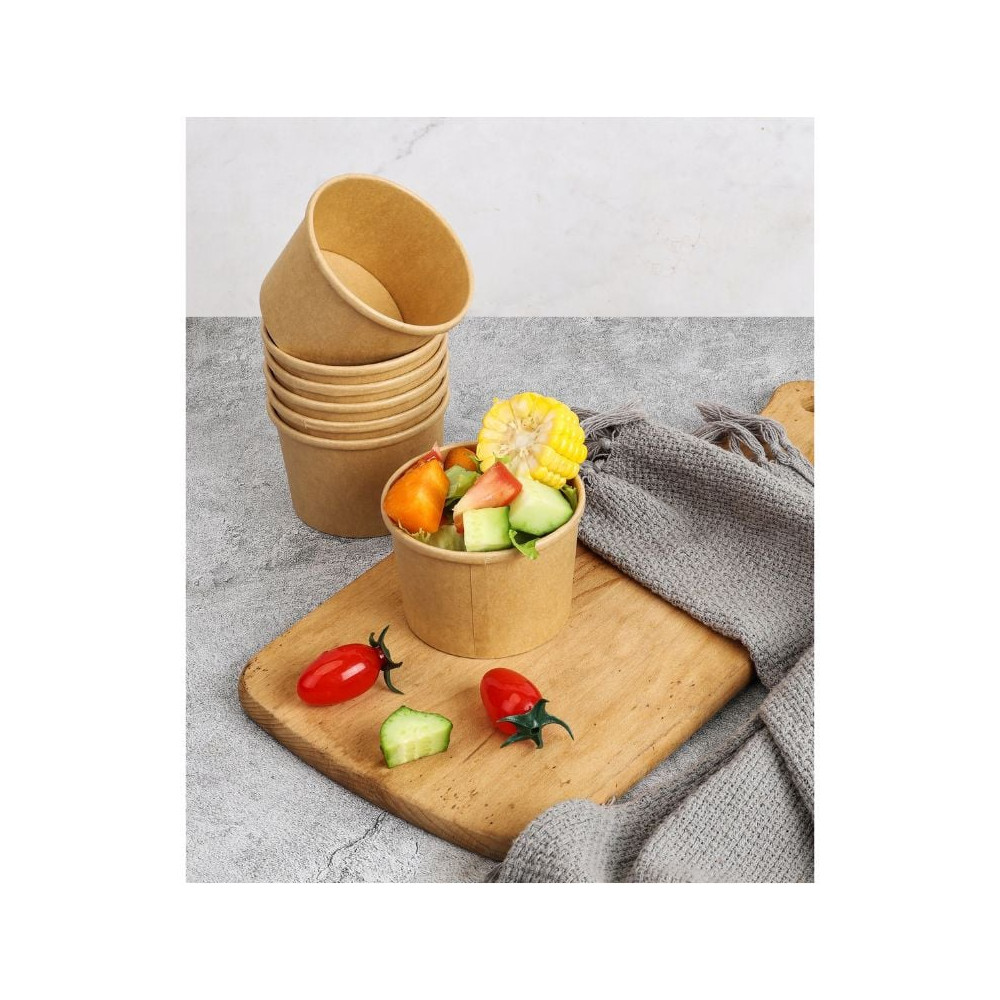 Pot à Soupe Kraft - 240 ml - Lot de 50 - DYNASTEEL Kitchenware