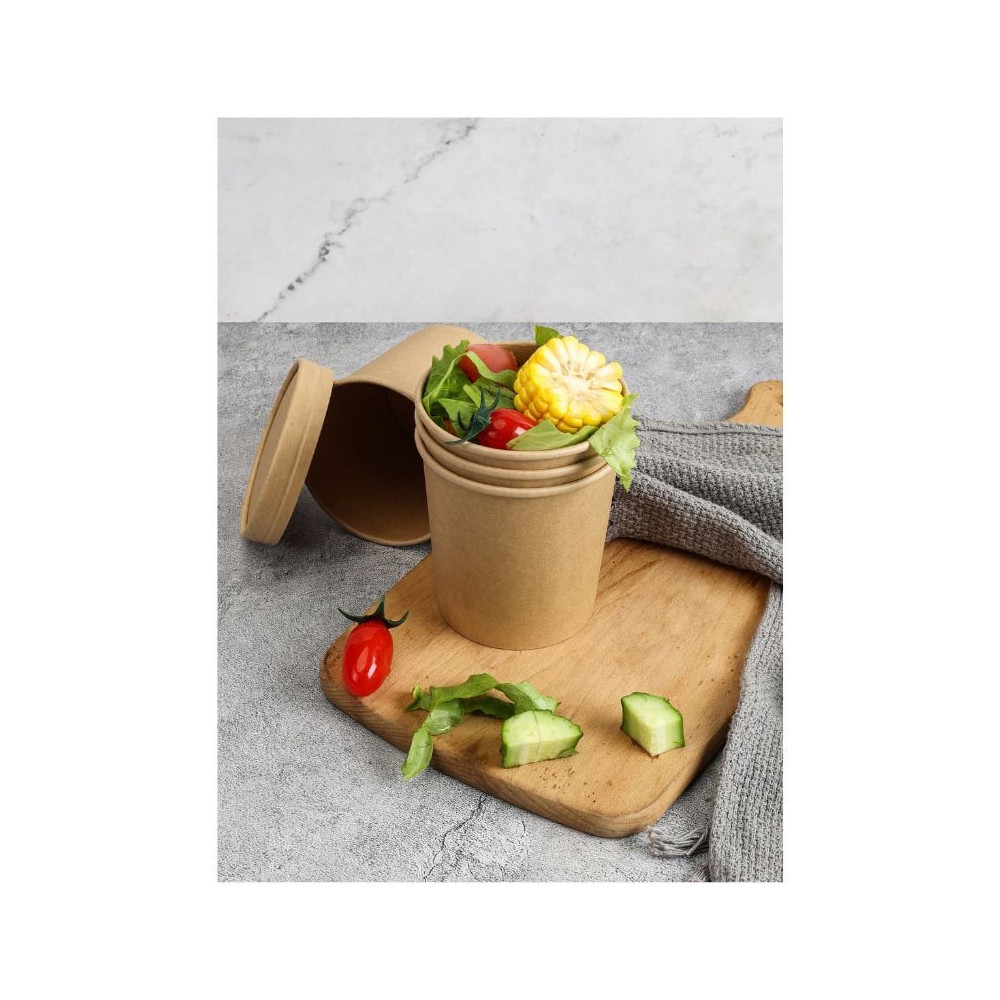 Pot à Soupe Kraft - 480 ml - Lot de 300 - DYNASTEEL Kitchenware