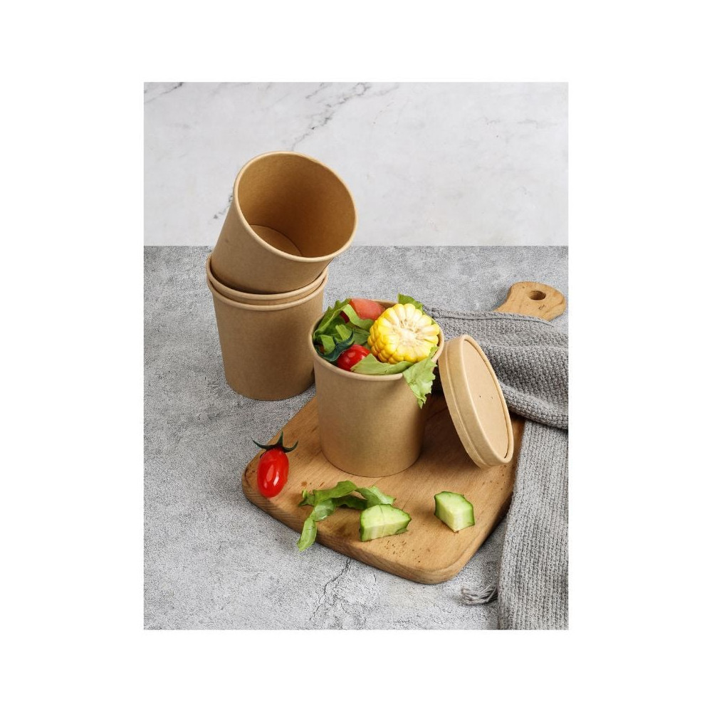 Pot à Soupe Kraft - 480 ml - Lot de 300 - DYNASTEEL Kitchenware