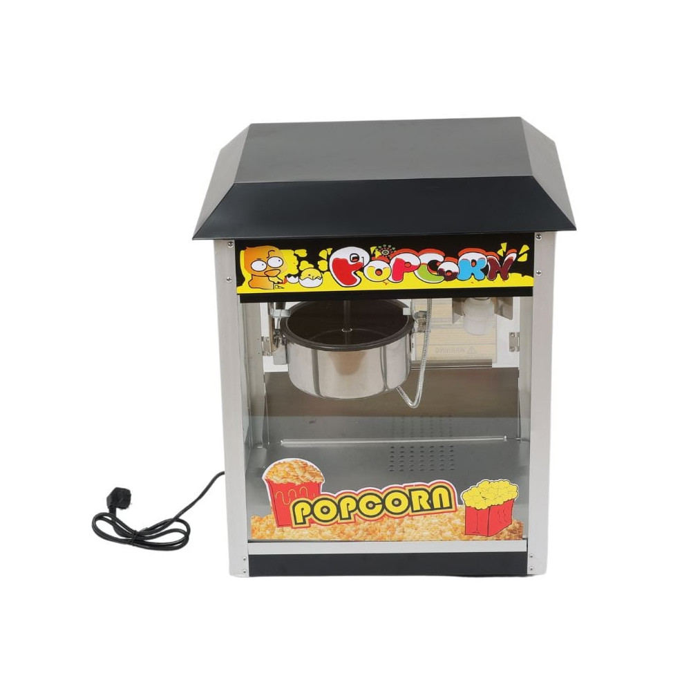 Machine à Pop-Corn Professionnelle - Noire - DYNASTEEL Cooking