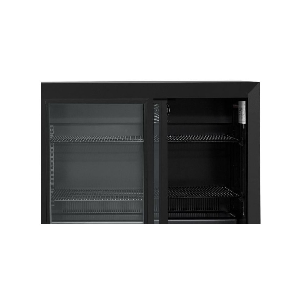 Arrière-Bar Réfrigéré Skinplate - 3 Portes Vitrées Coulissantes - 328 L ...